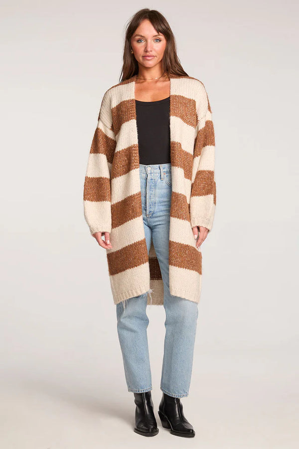 Emersyn Open Cardigan - Chestnut – Ulla-La Boutique